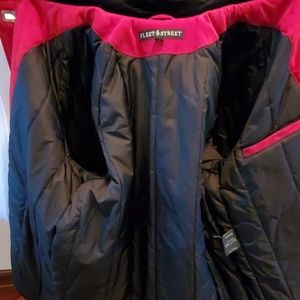 fleet street | Jackets & Coats | New Red Hooded Coat By Fleet Street ...